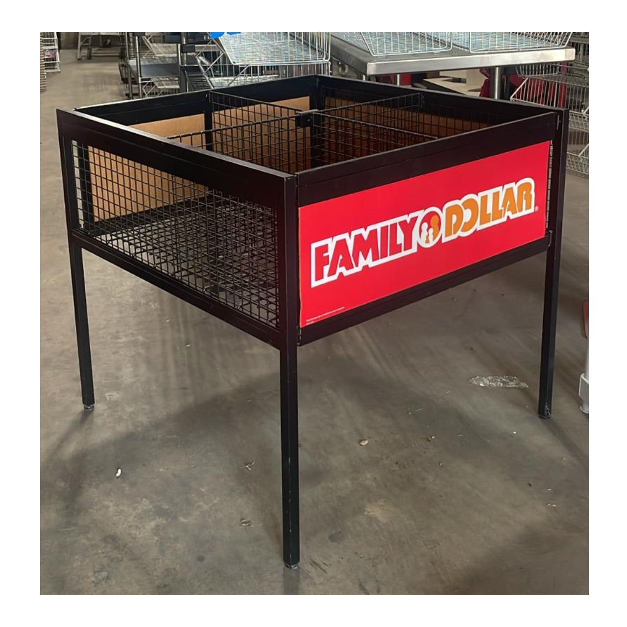 Retail Dump Square – Texas Shelving Warehouse